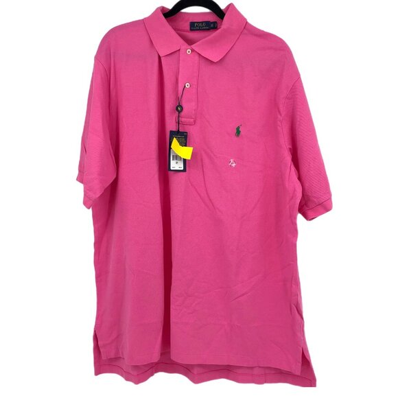Polo Ralph Lauren | Shirts | Polo By Ralph Lauren Pink Basic Polo ...